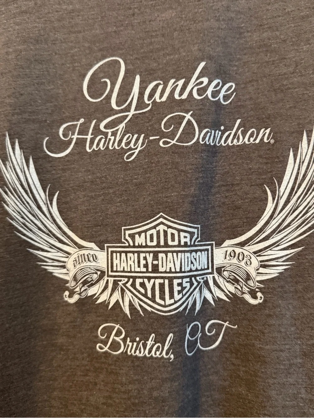 Harley-Davidson | Tops | Harleydavidson Gray Tee With Pink Details And ...